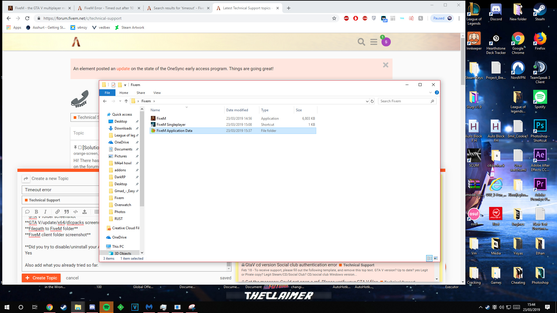 Timeout error - FiveM Client Support - Cfx.re Community