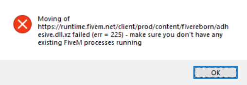 FiveM wont open due to "Moving of runtime.fivem,net" - FiveM Client ...