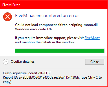 Citizen-scripting-mono.dll and windows error 126 - FiveM Client Support - Cfx.re Community