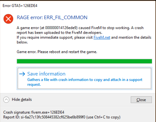 I have a error, i don't know how to solve it - FiveM Client Support ...