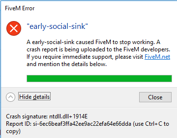 Crash when playing FiveM - FiveM Client Support - Cfx.re Community