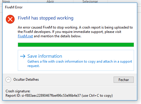 FiveM Crash. Starts for 5 seconds and then crashes - FiveM Client ...