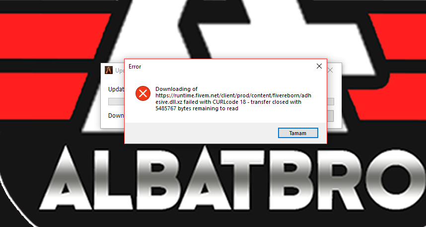 CurlCode18 Transfer closed - FiveM Client Support - Cfx.re Community