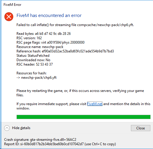 FiveM Randomly crashes when on a server - FiveM Client Support - Cfx.re ...