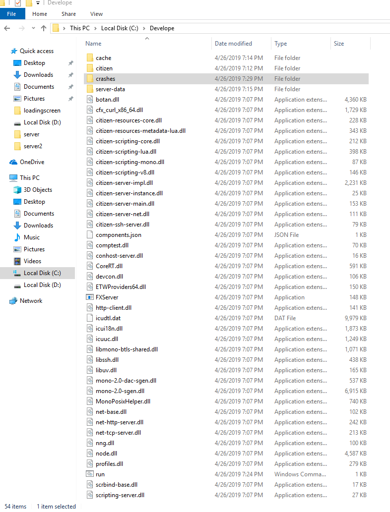 FXServer.exe keeps crashing and wont create the cache - FiveM Client ...