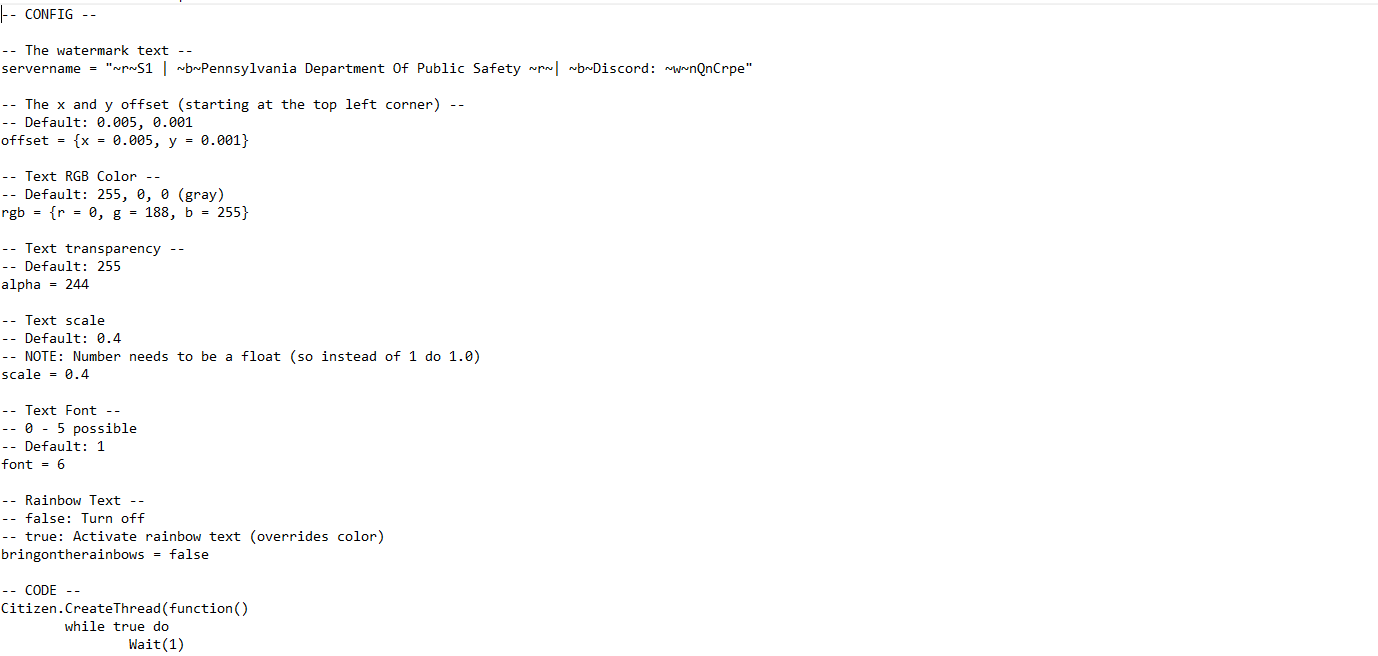 [Release] Simple Watermark - Page 2 - FiveM Releases - Cfx.re Community