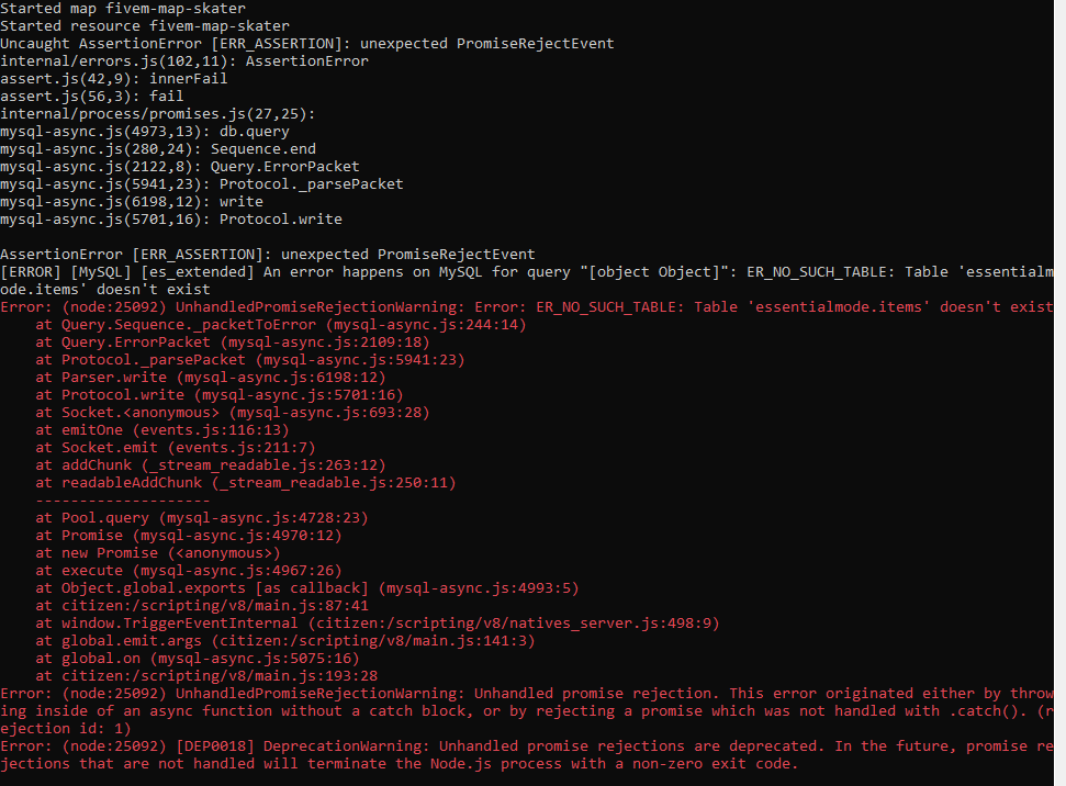 [How-to] Setup FXServer with MySQL and Essentialmode4 - Page 4 - Server Tutorials - Cfx.re Community