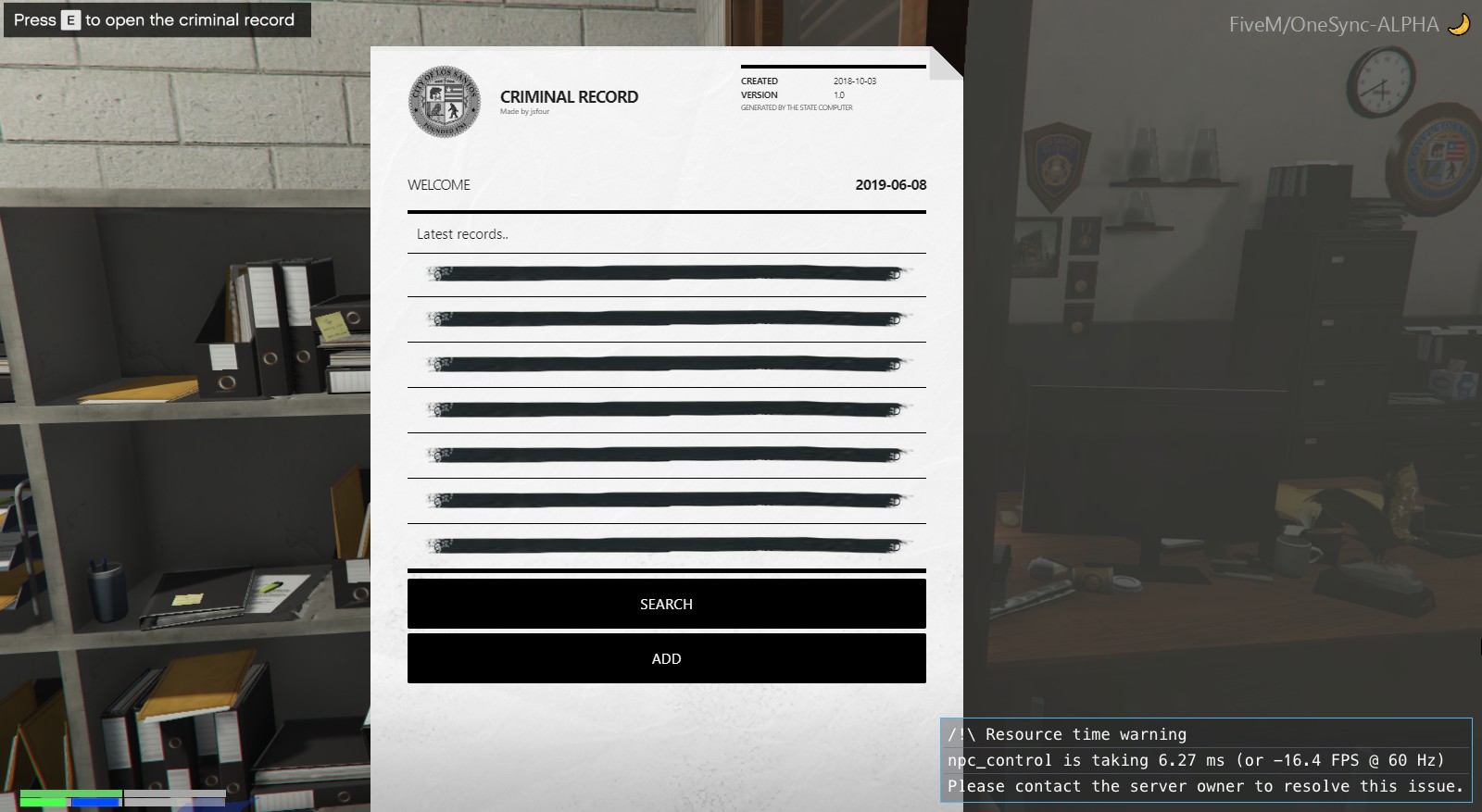 [Release] jsfour-criminalrecord [ESX] - Page 7 - FiveM Releases - Cfx ...