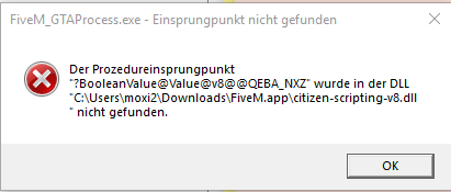 Error Code 127 Need Help - FiveM Client Support - Cfx.re Community