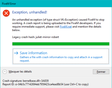VF::Exception - FiveM Client Support - Cfx.re Community