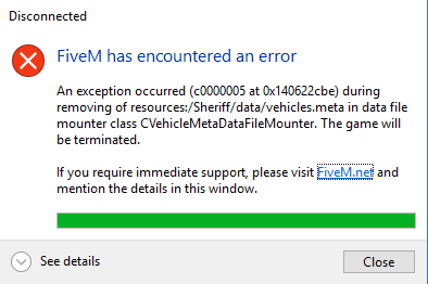 Error on every server i join - FiveM Client Support - Cfx.re Community