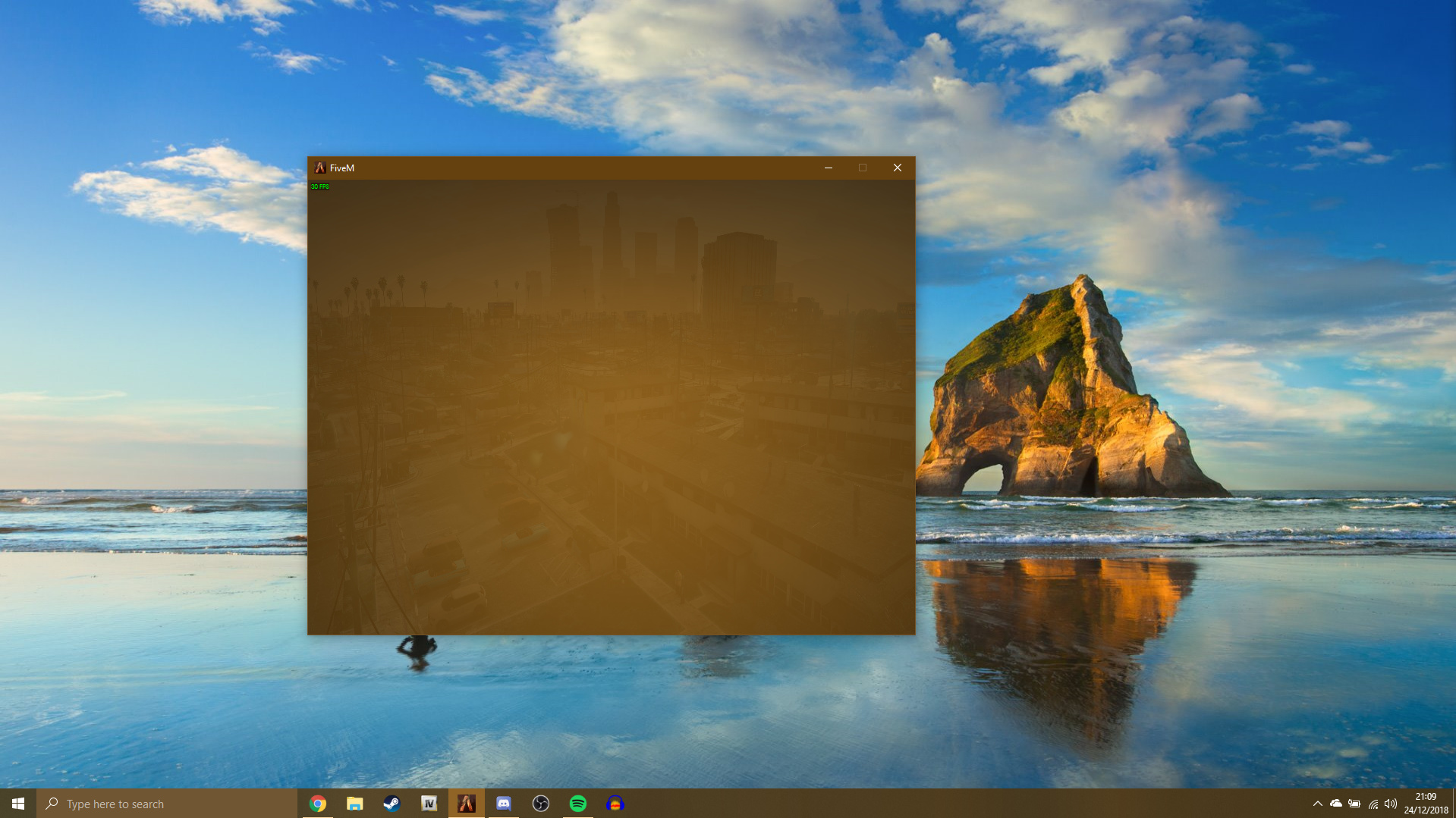 Just installed, and stuck on orange loading screen, on 800x600 ...