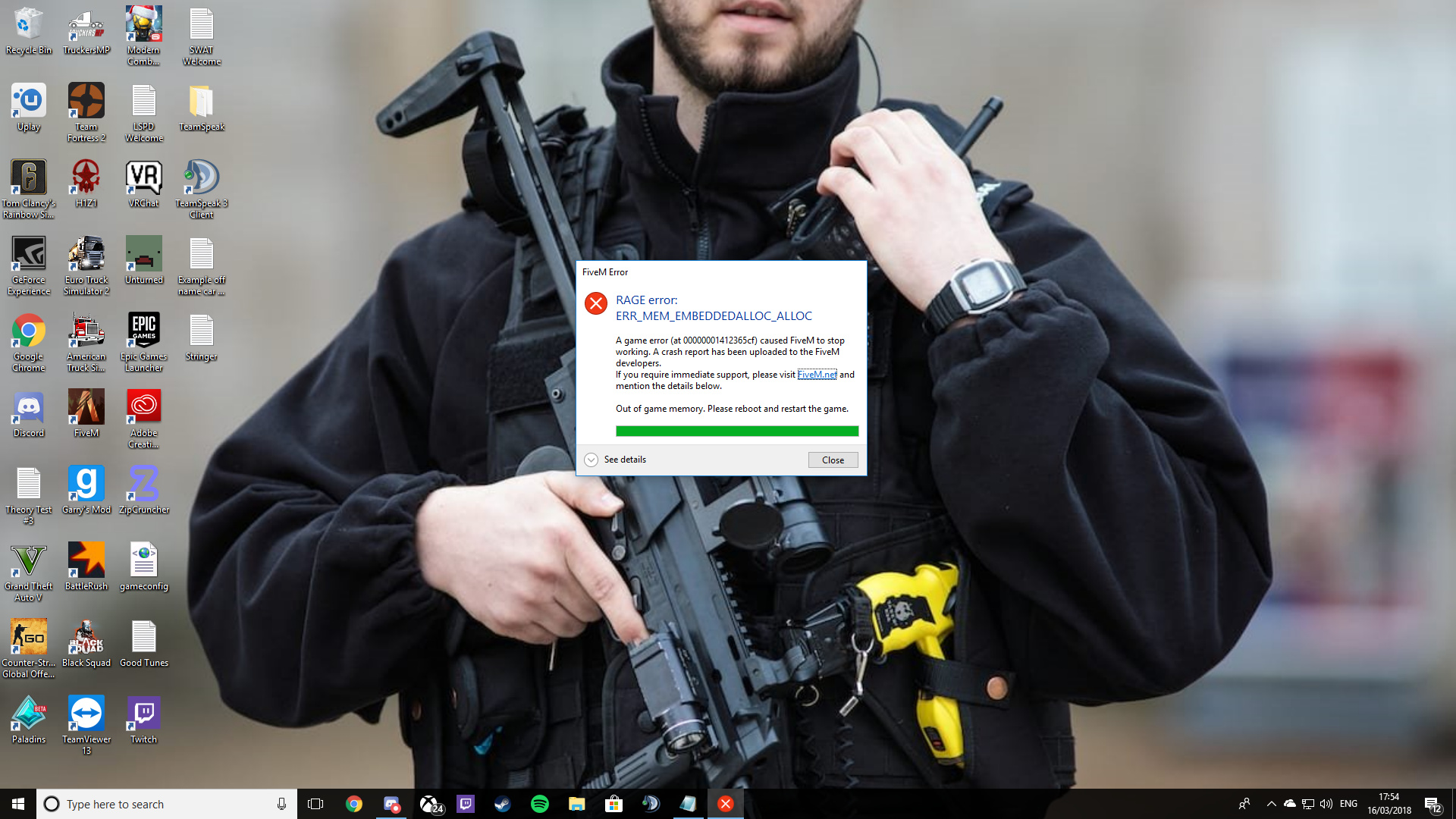 [New] No Game Memory (FiveM) - FiveM Client Support - Cfx.re Community