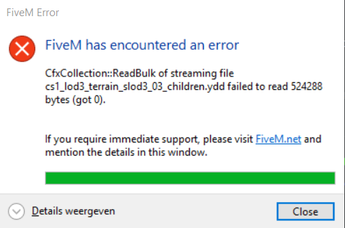 fivem crash - FiveM Client Support - Cfx.re Community