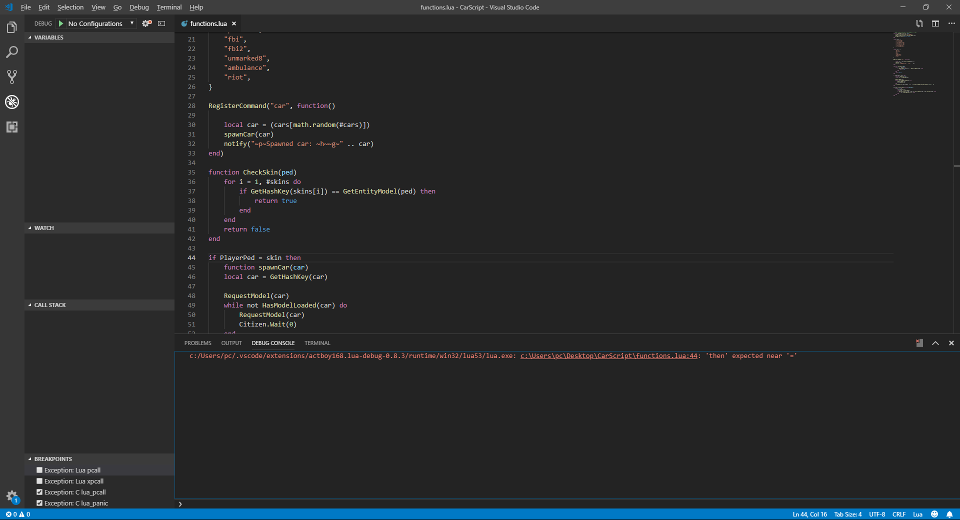 [Help] - Ped whitelist resource - Discussion - Cfx.re Community