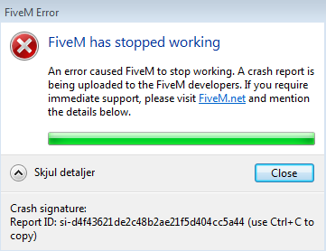 Crashed on Launch - FiveM Client Support - Cfx.re Community