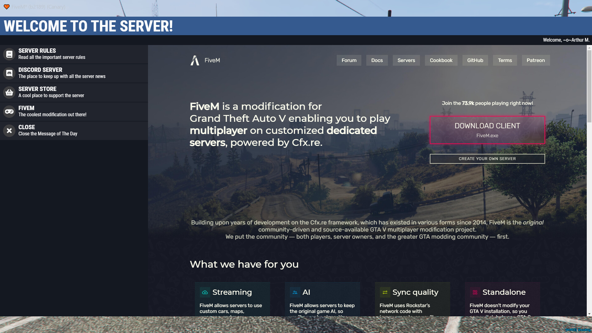 [RELEASE] [PAID] Message of The Day [MOTD] - FiveM Releases - Cfx.re ...