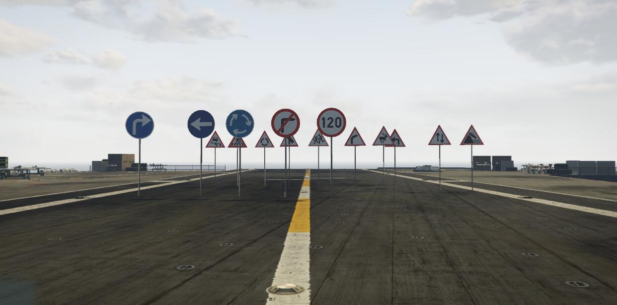 [Paid] 16 kinds of road traffic sign props - FiveM Releases - Cfx.re ...