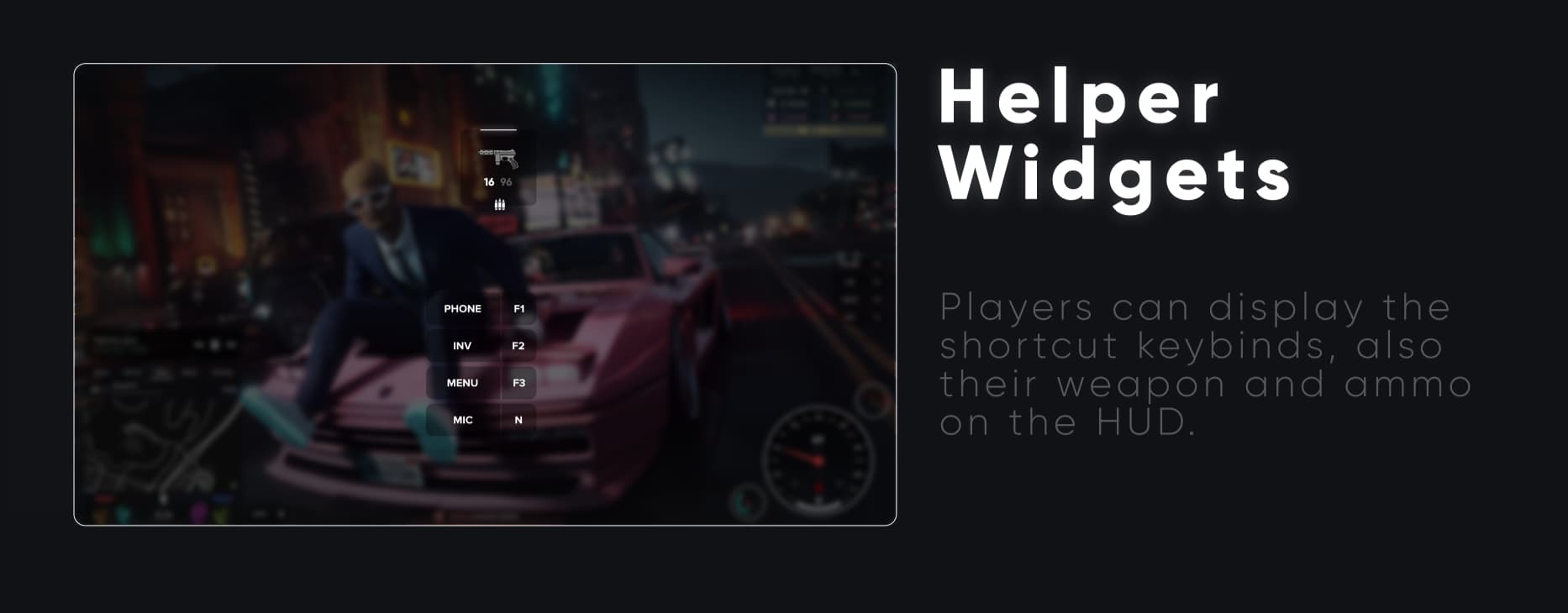 CodeM mHUD AIO Advanced HUD System ESX QB - FiveM Releases - Cfx.re ...
