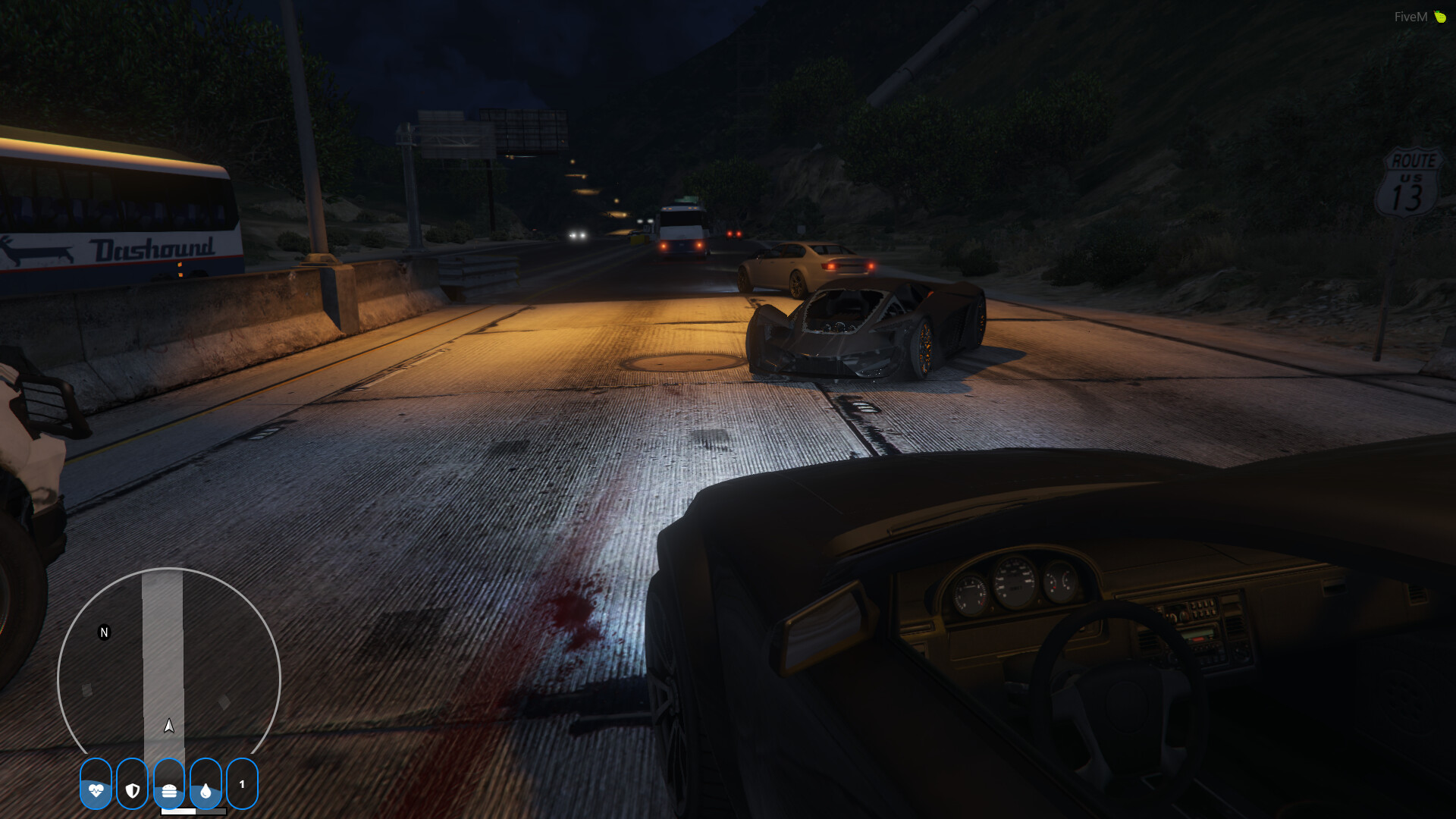 🗺️ Core Hud - Oval radar/map, Clean design, Use stress or voice or id ...