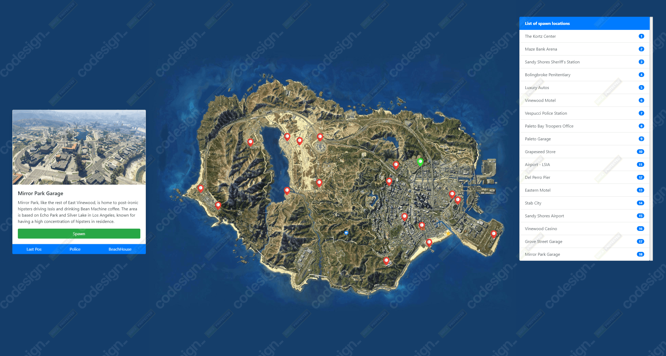 [PAID] Codesign Spawn selector - FiveM Releases - Cfx.re Community