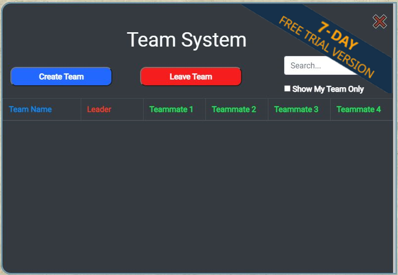 [PAID] [ESX] Team System - FiveM Releases - Cfx.re Community