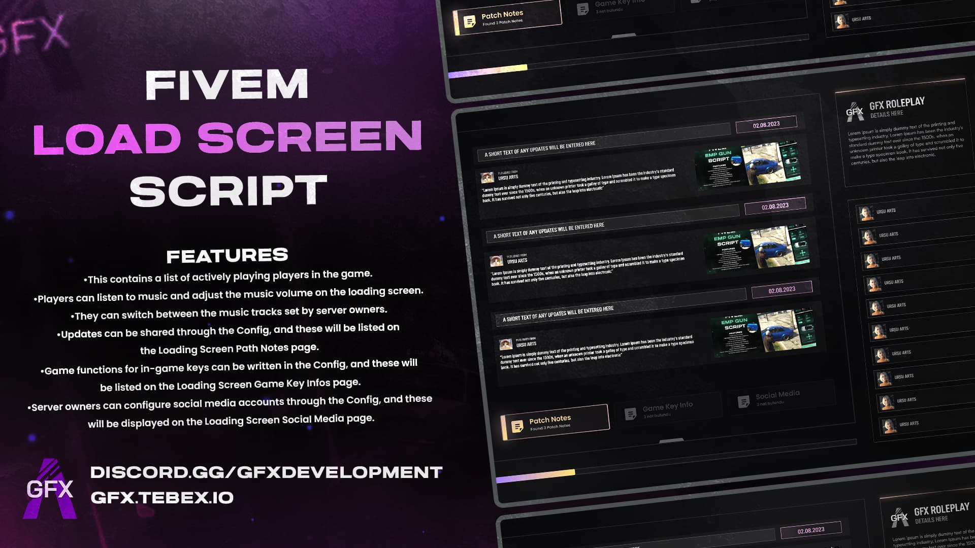 [PAID] GFX Loading Screen - FiveM Releases - Cfx.re Community