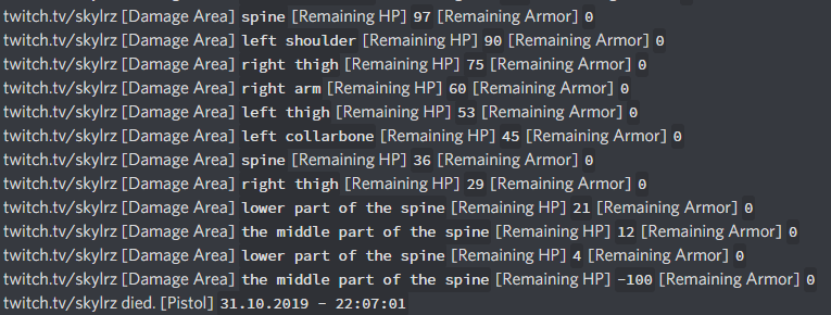 Need help damage logs - Discussion - Cfx.re Community