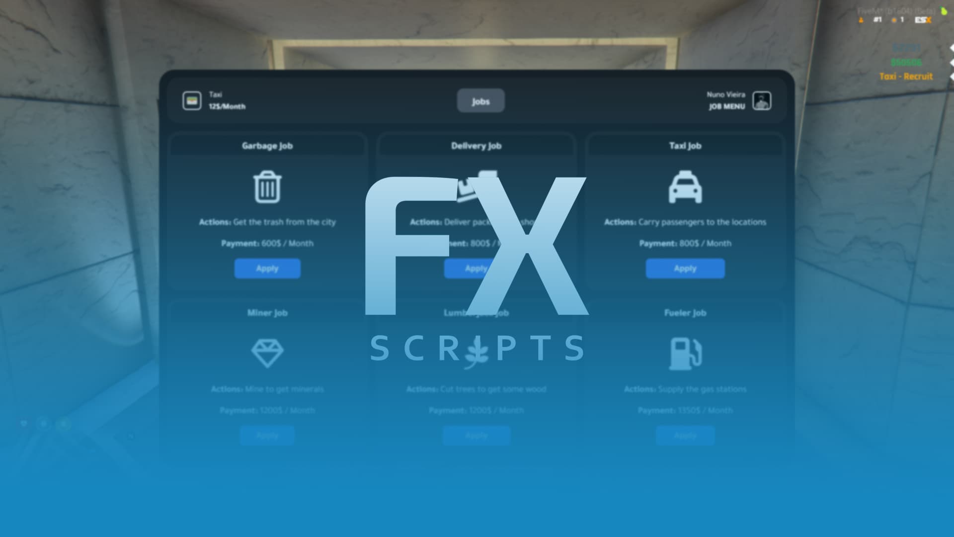 fxJobMenu [ESX] [PAID] - FiveM Releases - Cfx.re Community