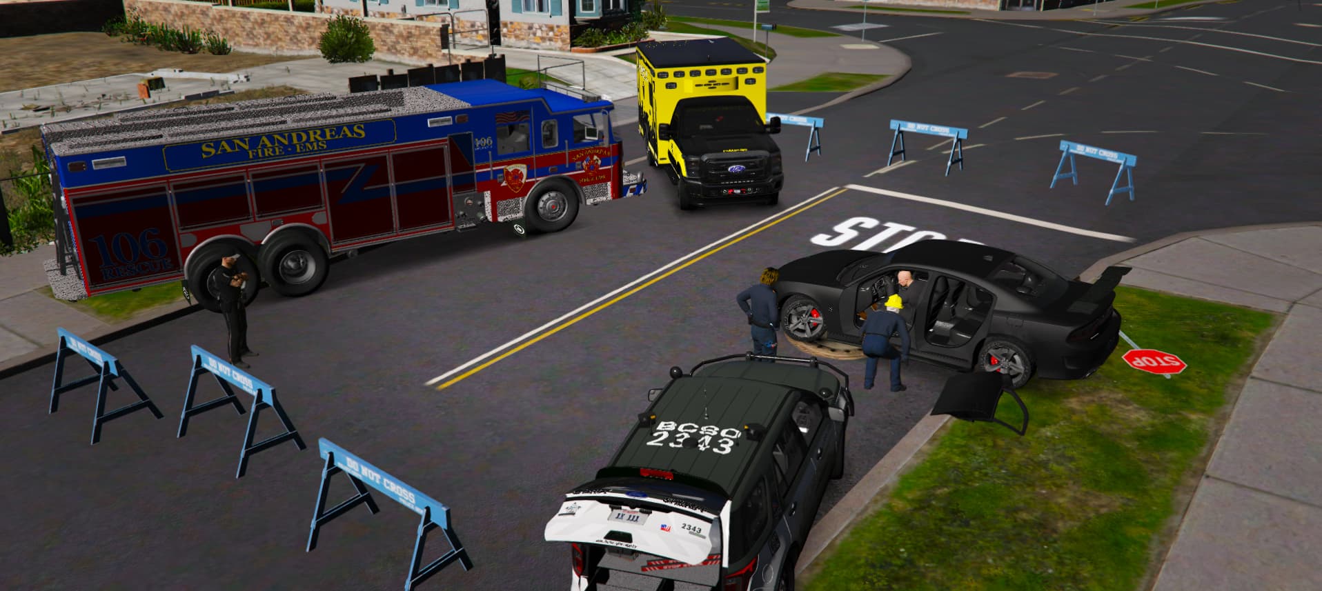 San Andreas State RP SASRP Roleplay Server NON ESX VMENU - Server ...