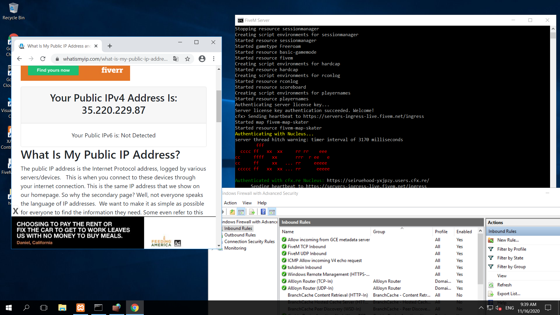 Server Setup Google Cloud Platform - Server Discussion - Cfx.re Community