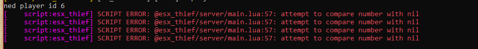 [ERROR] esx_thief steal error - ES/ESX - Cfx.re Community
