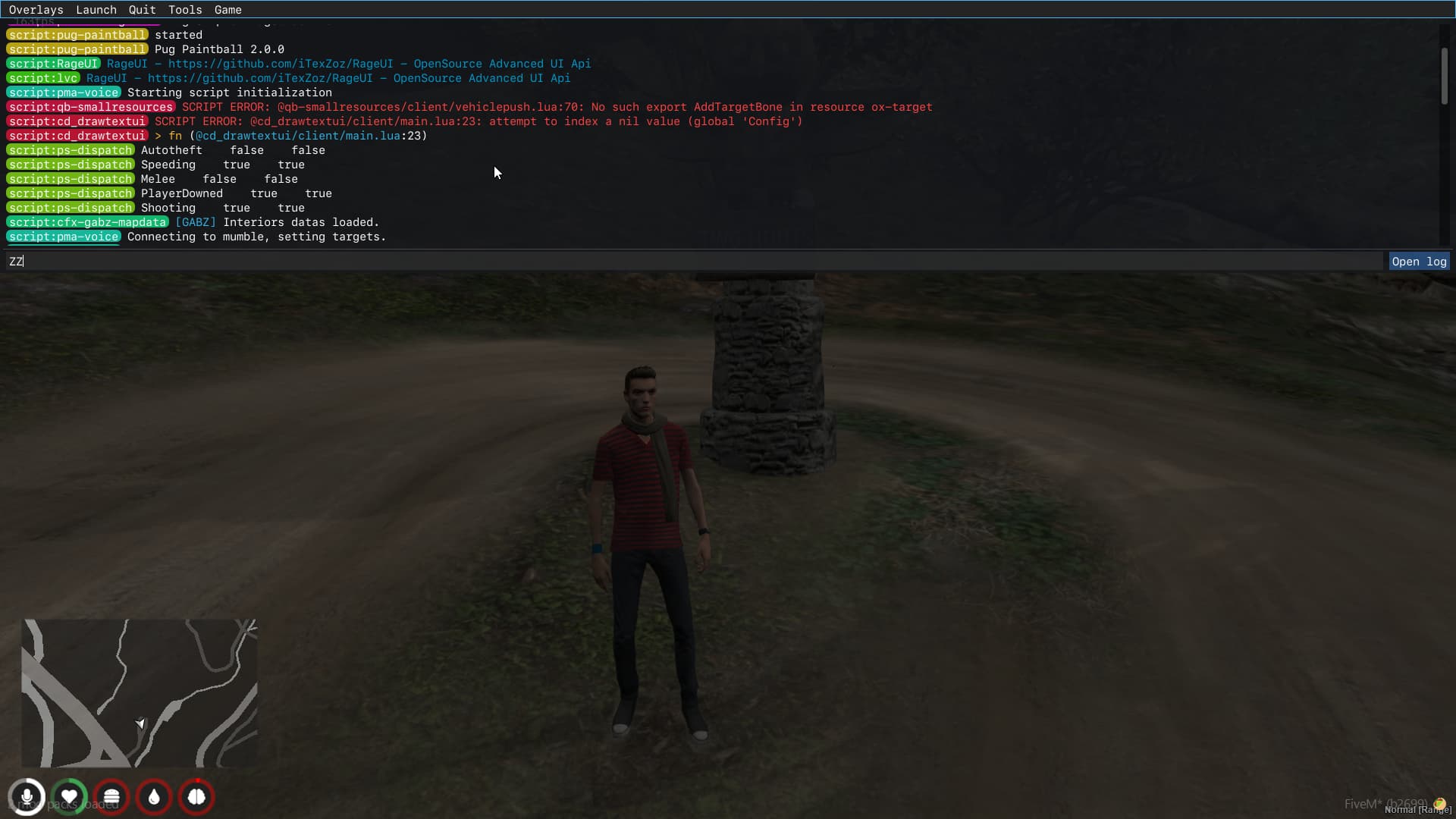 Txadmin is not healing me or players not working also when players die ...