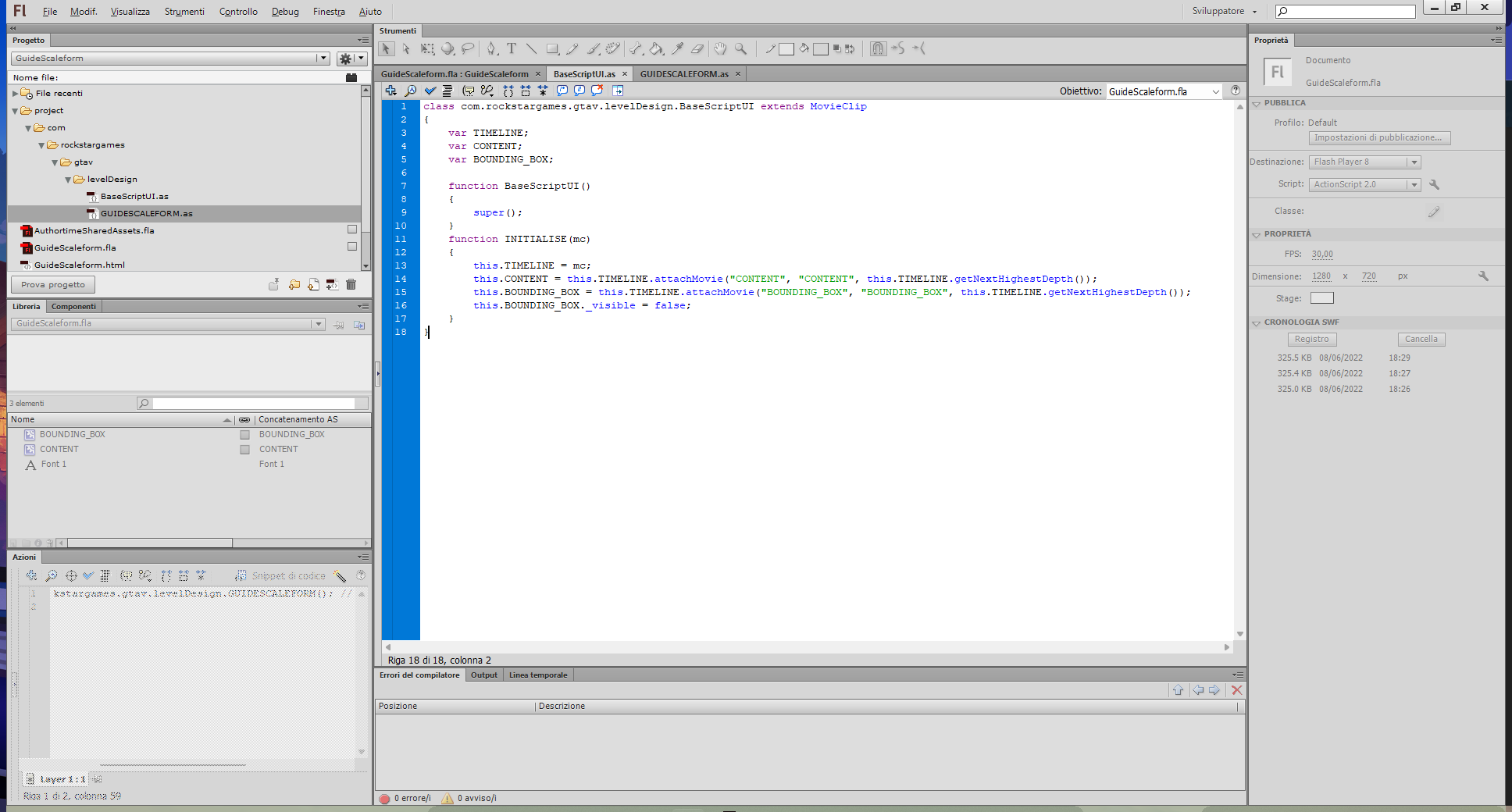 Can someone help with getting this Custom Scaleform tutorial project to build properly please ...