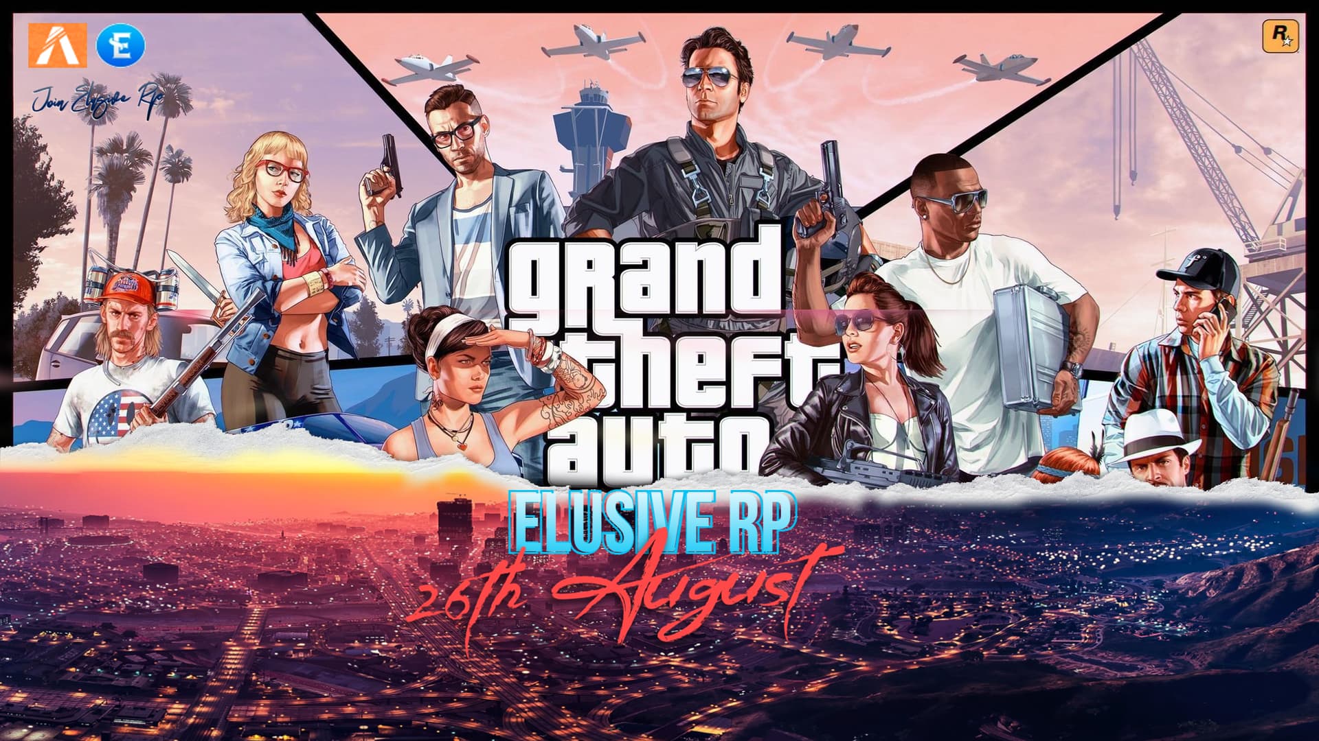 **Elusive RP** l 18+ Serious RP, New City, Progressive Crime, Racing Scene, Allowlist Jobs, EMS ...