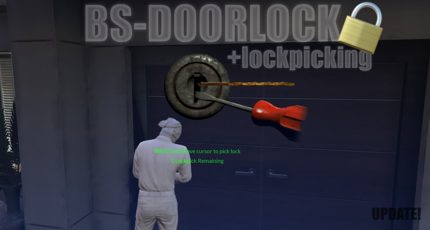 [PAID | Add-On | ESX | UPDATE ] Doorlock + Lockpicking Doorlock - FiveM ...
