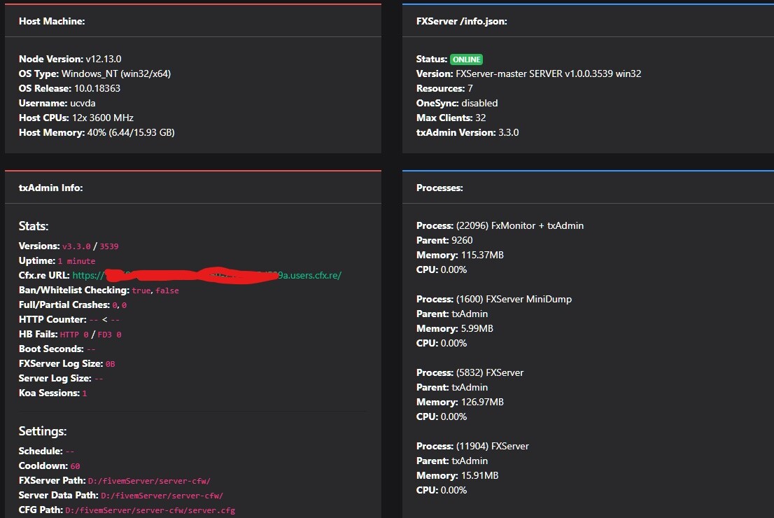 (Still waiting for the first HeartBeat) FxServer - Server Discussion - Cfx.re Community
