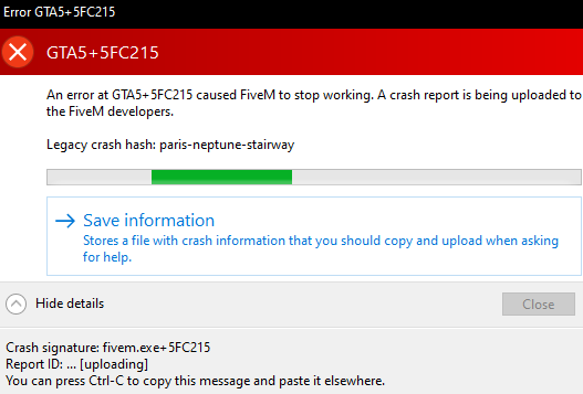 Rockstar Editor Crash Upon Loading Clips - FiveM Client Support - Cfx ...