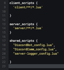 How to merge multiple config.lua - ES/ESX - Cfx.re Community