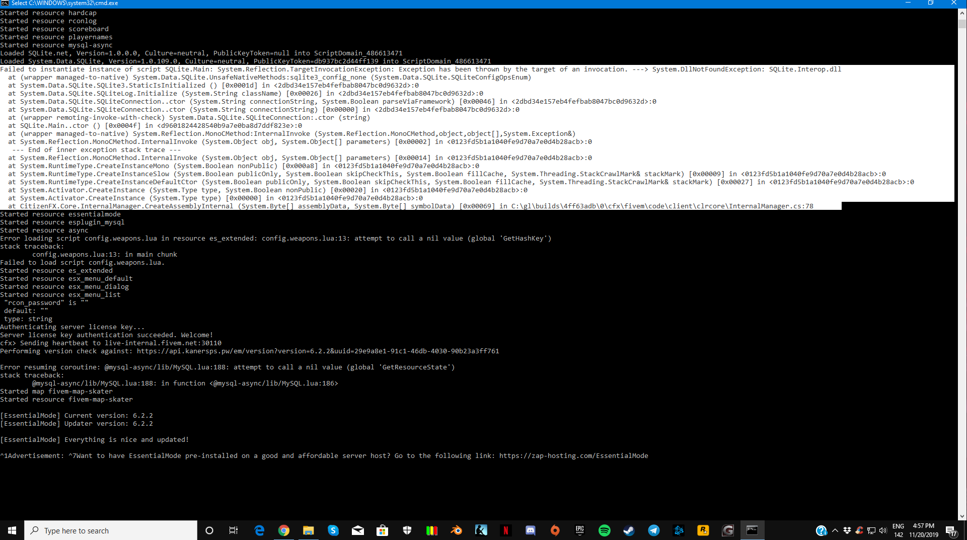 Problem With Resource Mysql Async Resource Support Cfxre Community 3782