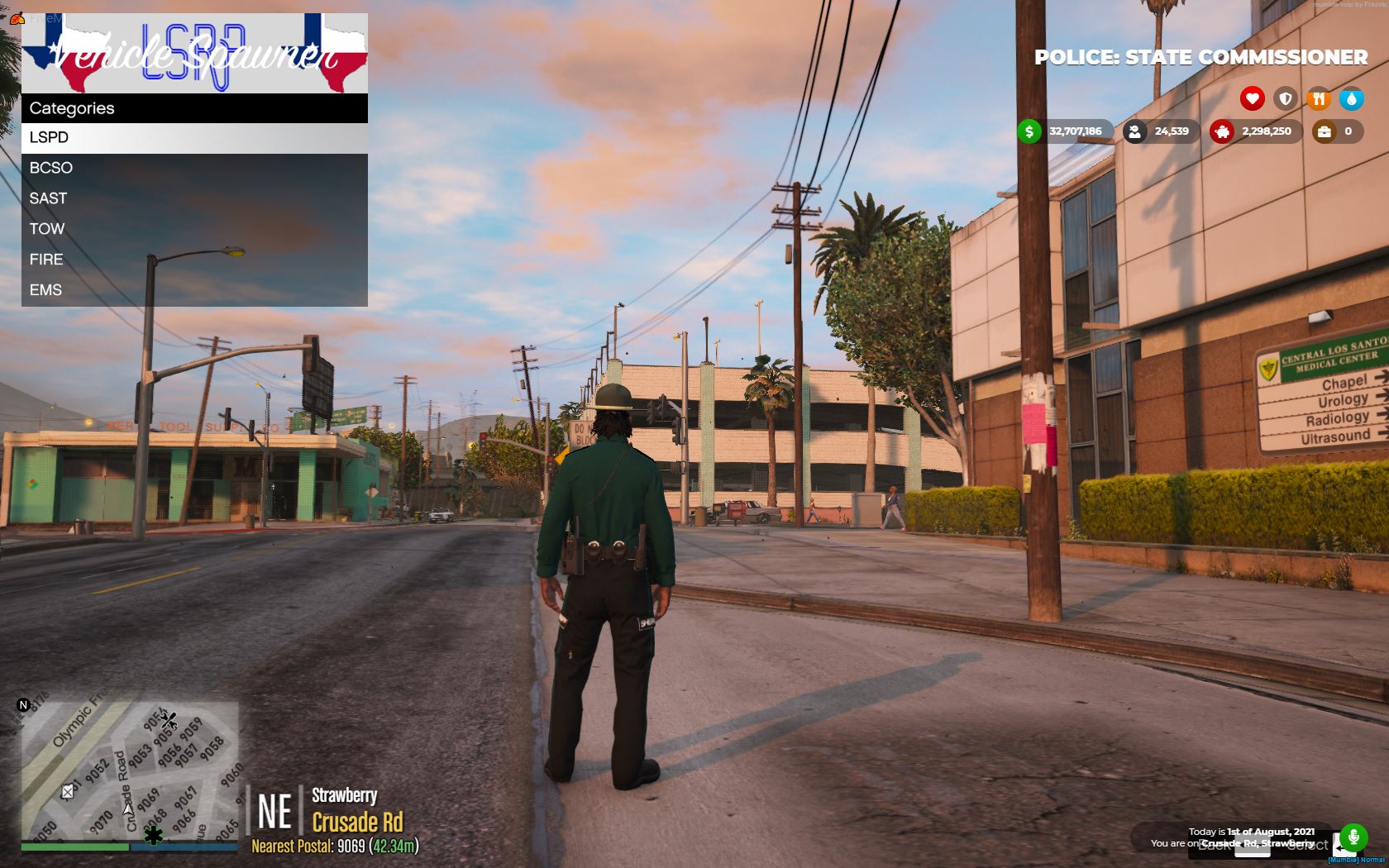 [NEW] LSRP | 110K START! | VMENU FOR COPS! | CUSTOM GARAGES | TONS OF ...