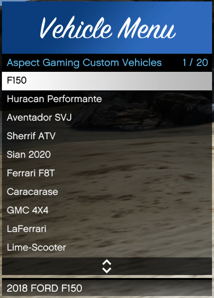 [RELEASE] Addon Vehicle Spawn Menu | With Template - Releases - Cfx.re ...