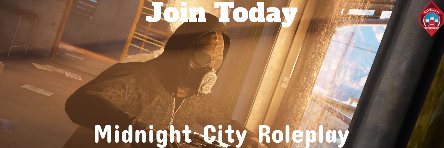 Midnight City Roleplay | Whitelisted | vMenu & Economy | Custom ...
