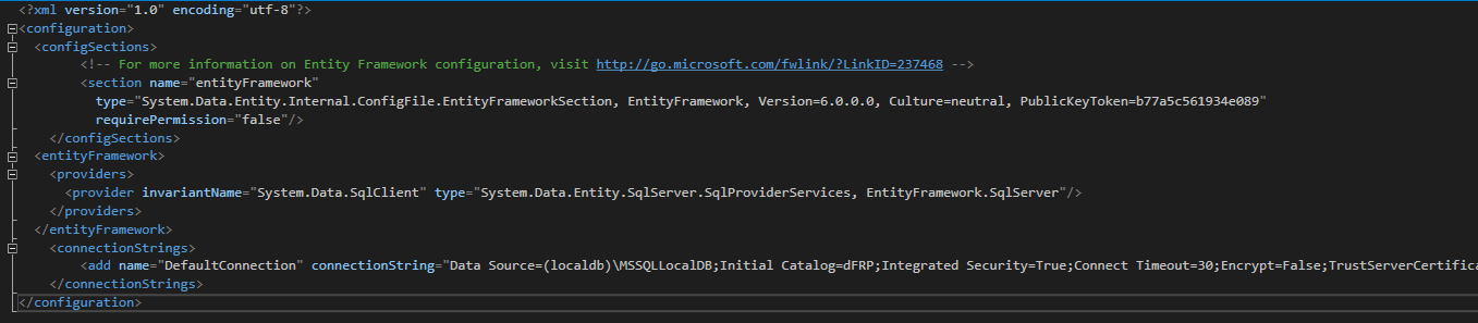 Help Sql Server Connection Configuration Using Entityframework C Discussion Cfxre