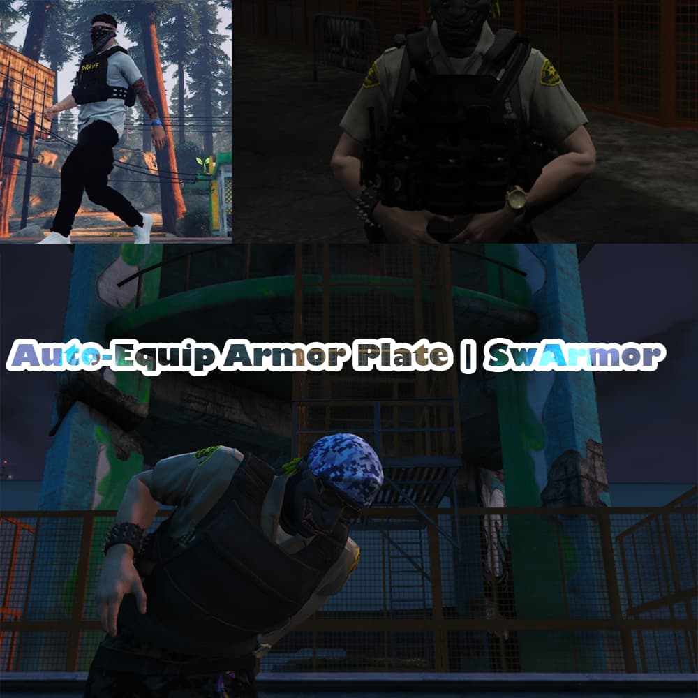 [StandAlone] [PAID] Auto-equip Armor plate | SwArmor - FiveM Releases ...