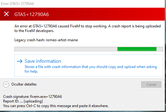 RAGE error: ERR_MEM_EMBEDDEDALLOC_INIT_1 - FiveM Client Support - Cfx.re Community