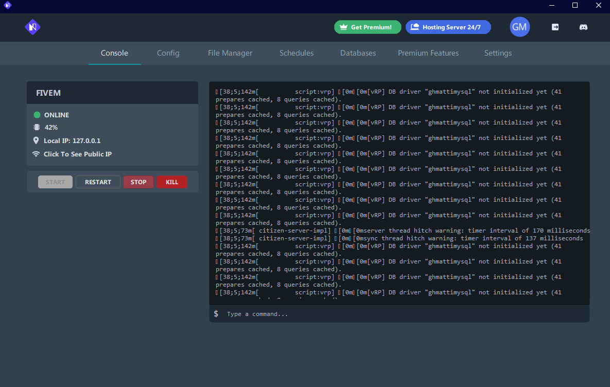 VRP:Authentication Error - Server Discussion - Cfx.re Community