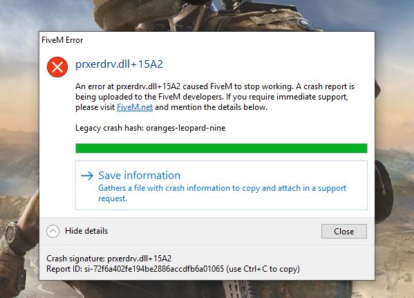 Launching Error - FiveM Client Support - Cfx.re Community