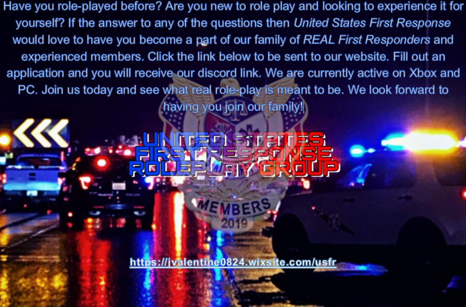 United States First Response | Whitelist | Vmenu | EUP | Freeroam Type ...