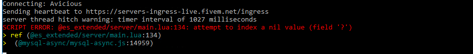 [ES EXTENDED] Line 110 Script Error - ES/ESX - Cfx.re Community